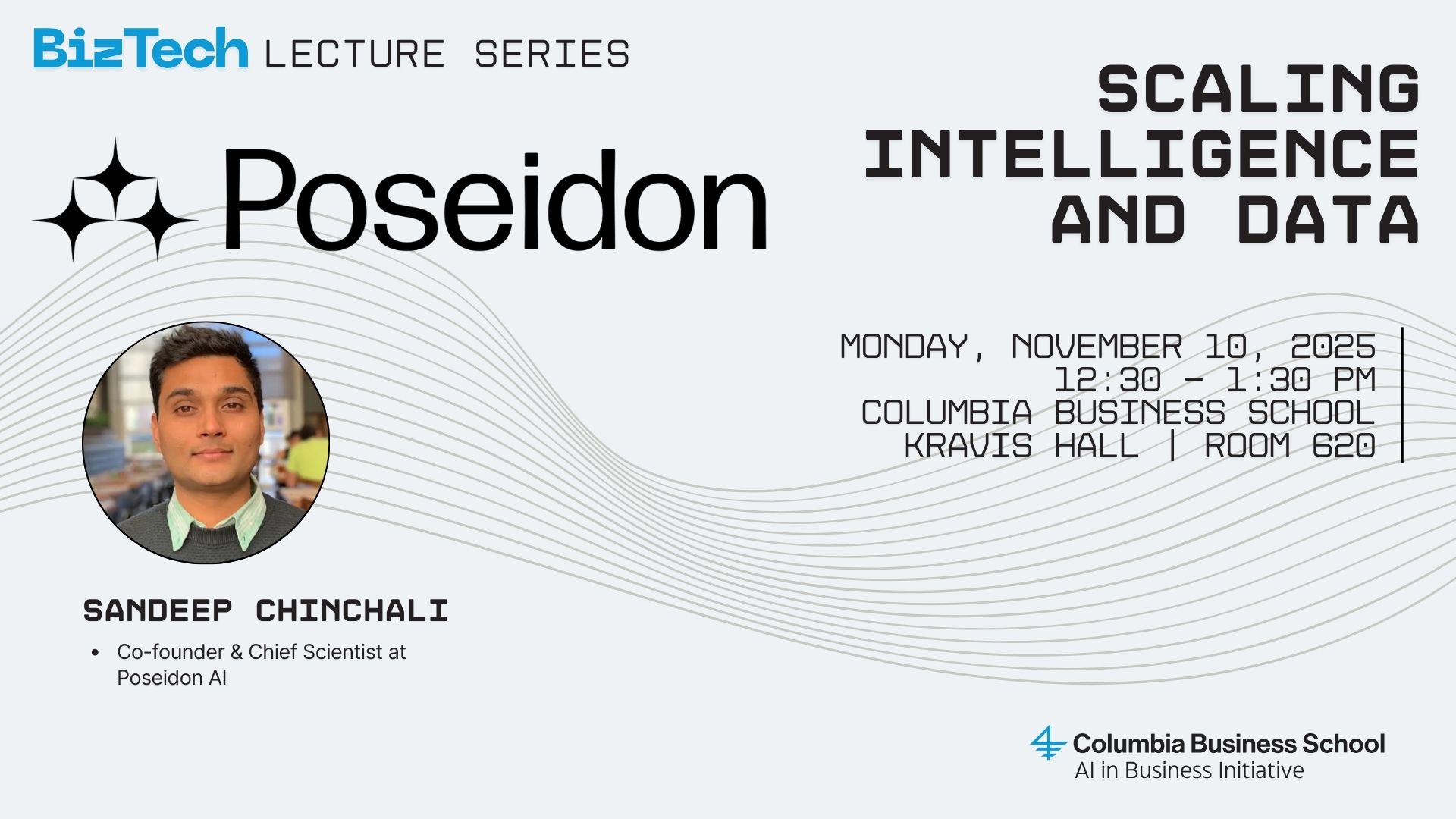 BizTech Series: Poseidon AI | Columbia Business School Events